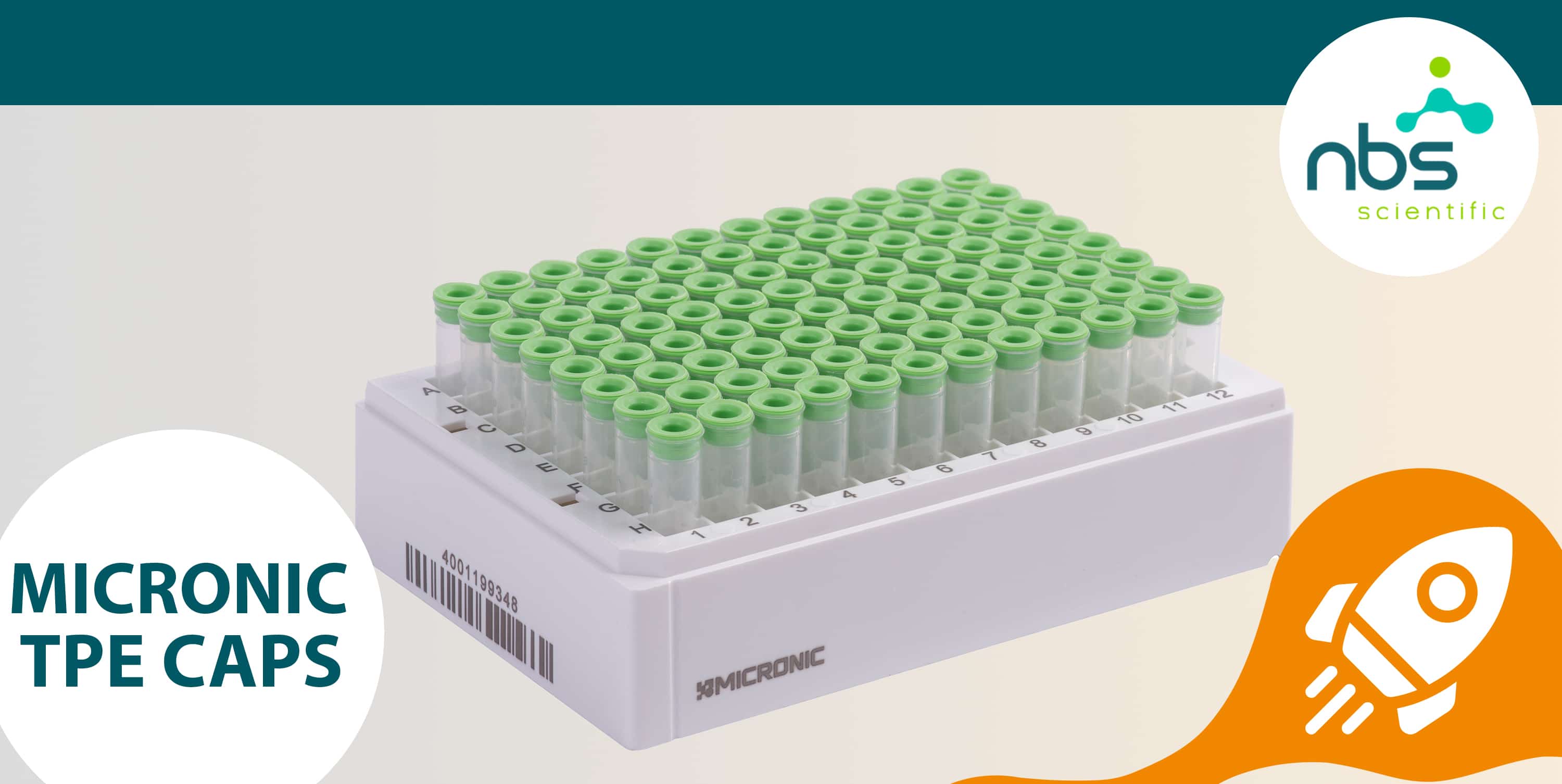 TPE Caps from Micronic - NBS Scientific UK