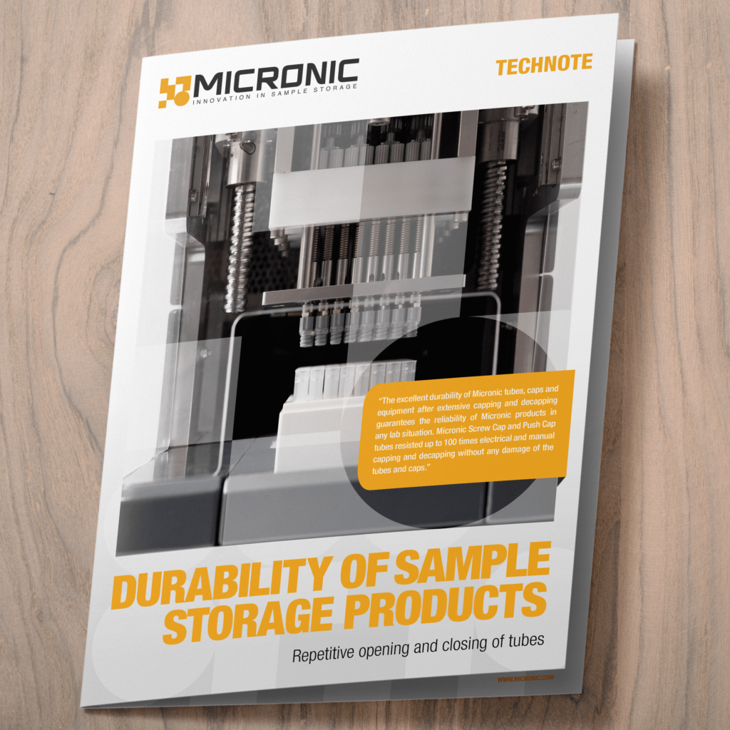 Durability of Sample Storage Products - NBS Scientific UK