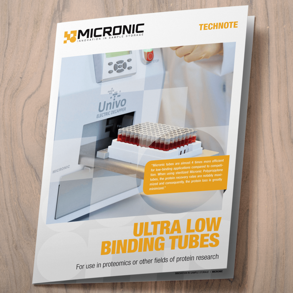 Ultra Low Binding Tubes - NBS Scientific UK